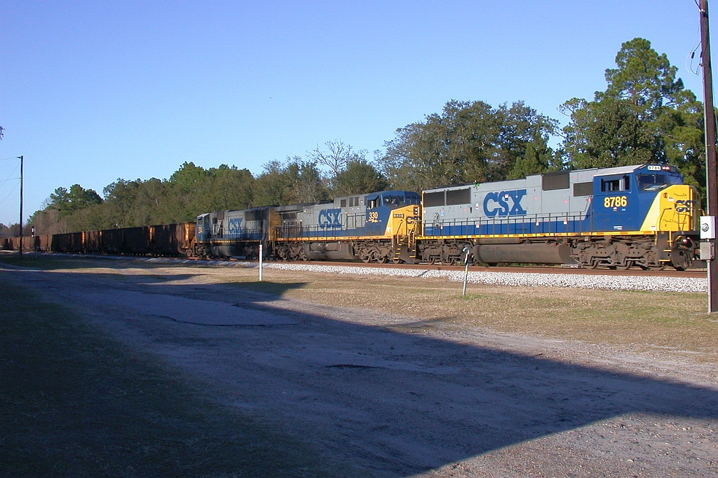 CSX SB coal train